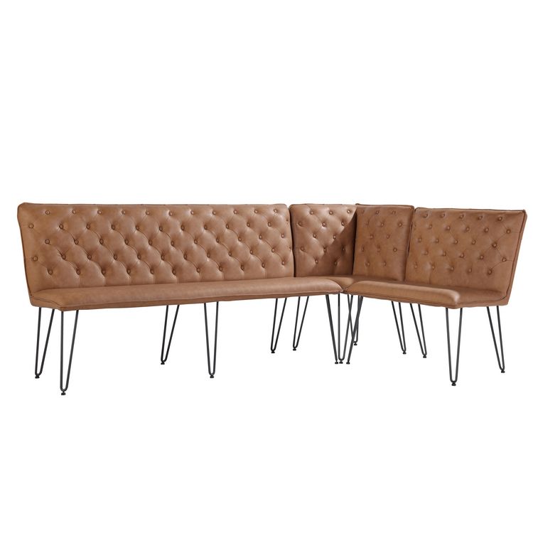 Tan corner bench store